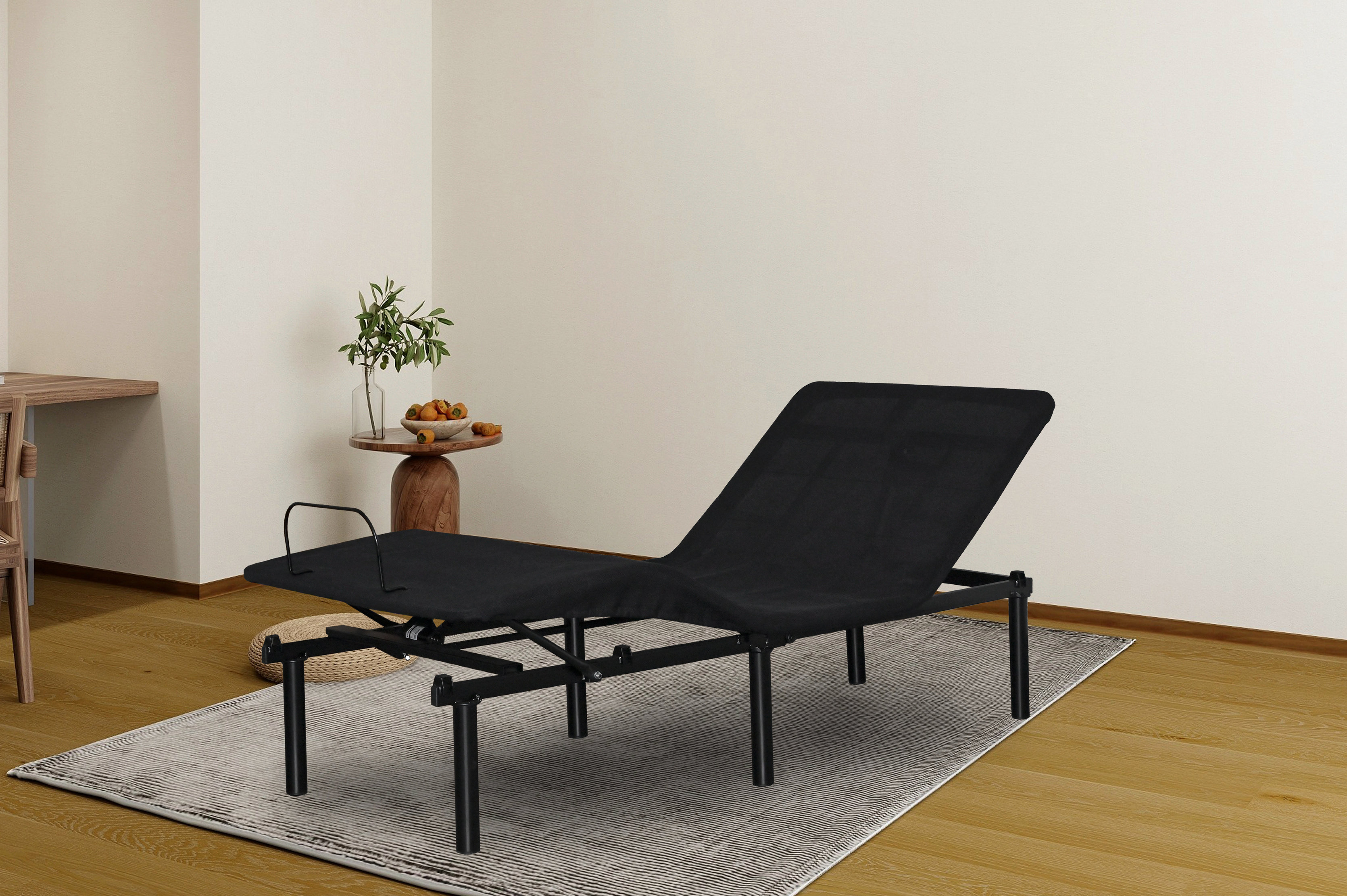 Latitude Run® Versatile Motorized Adjustable Bed Base With Foldable ...