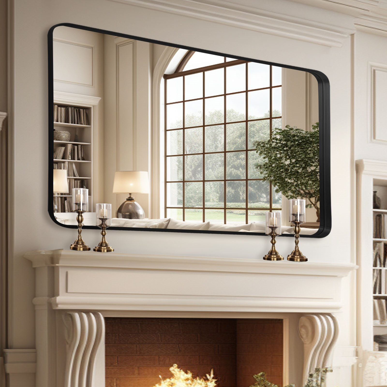 Ebern Designs Matherne Modern Contemporary Rectangular Bathroom Wall ...