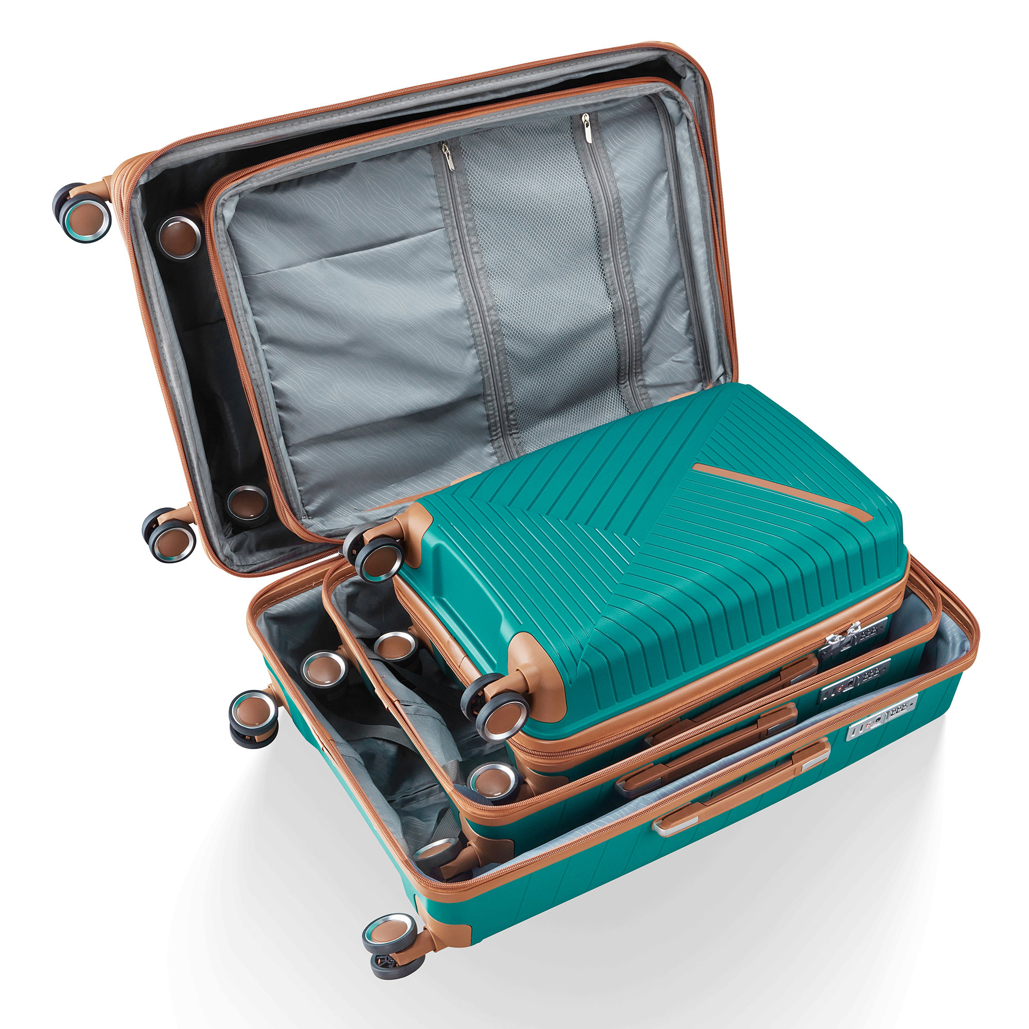 LICEN-Home Luggage Sets 4 Piece(14/20/24/28), Expandable Lightweight ...