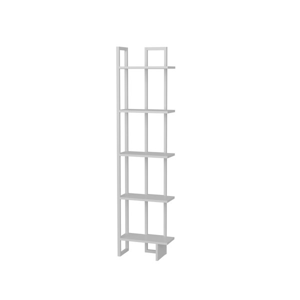 Wrought Studio Phaneuf 71'' H x 18'' W Iron Corner Bookcase & Reviews ...