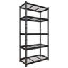 Rebrilliant 5-Tier Adjustable Black Metal Shelving Unit ,Heavy Duty ...