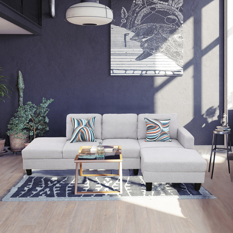 AYCP Furniture Nadia 2 - Piece Upholstered Sectional - Wayfair Canada