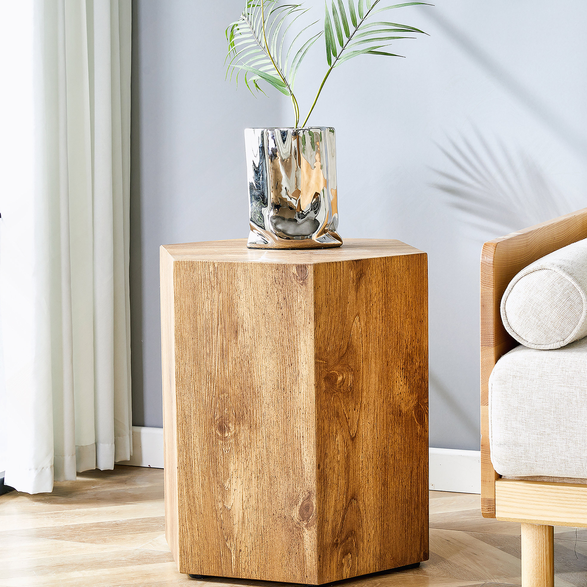 Millwood Pines Modern MDF coffee table, with complex texture patterns ...