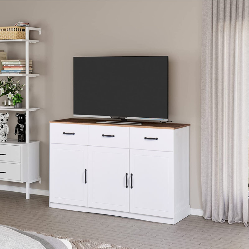 Ebern Designs Neisler 53" Wide 3 Drawer Sideboard | Wayfair