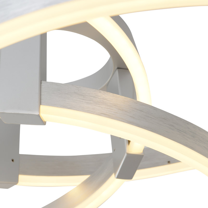 Mercer41 Beacan Dimmable LED Geometric Chandelier | Wayfair