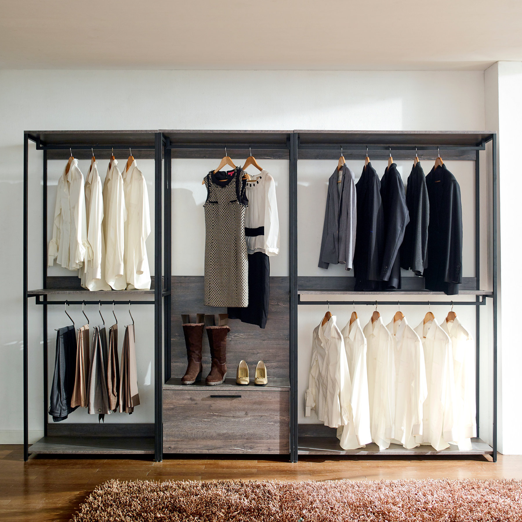 17 Stories Advanced Walk-In Closet System For Efficient Clothing ...