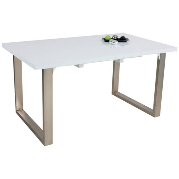 Wrought Studio Border Extendable Metal Base Dining Table & Reviews ...