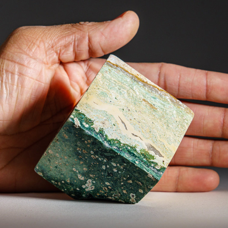 Astro Gallery of Gems Polished Ocean Jasper Pyramid From Madagascar (1 ...