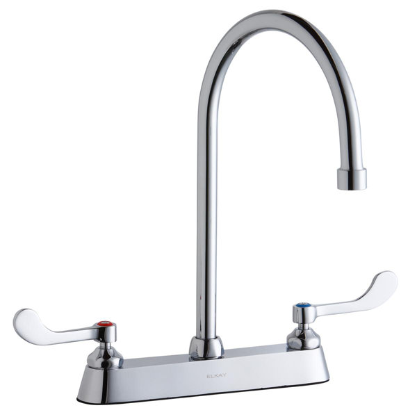 Elkay Double Handle Kitchen Faucet With Accessories | Wayfair