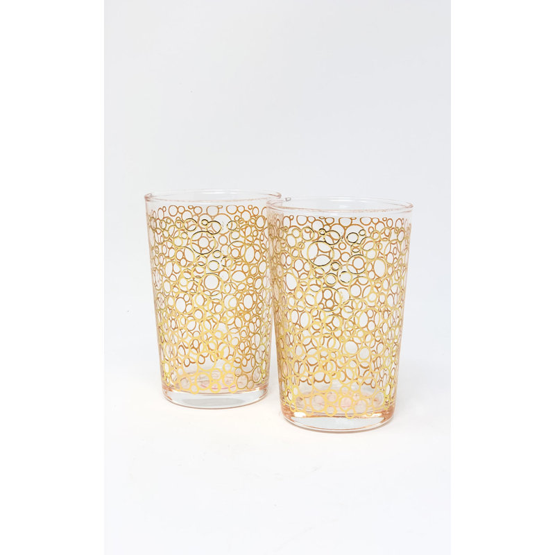 Mercer41 Shelane 6 - Piece 6.5oz. Glass Drinking Glass Glassware Set ...