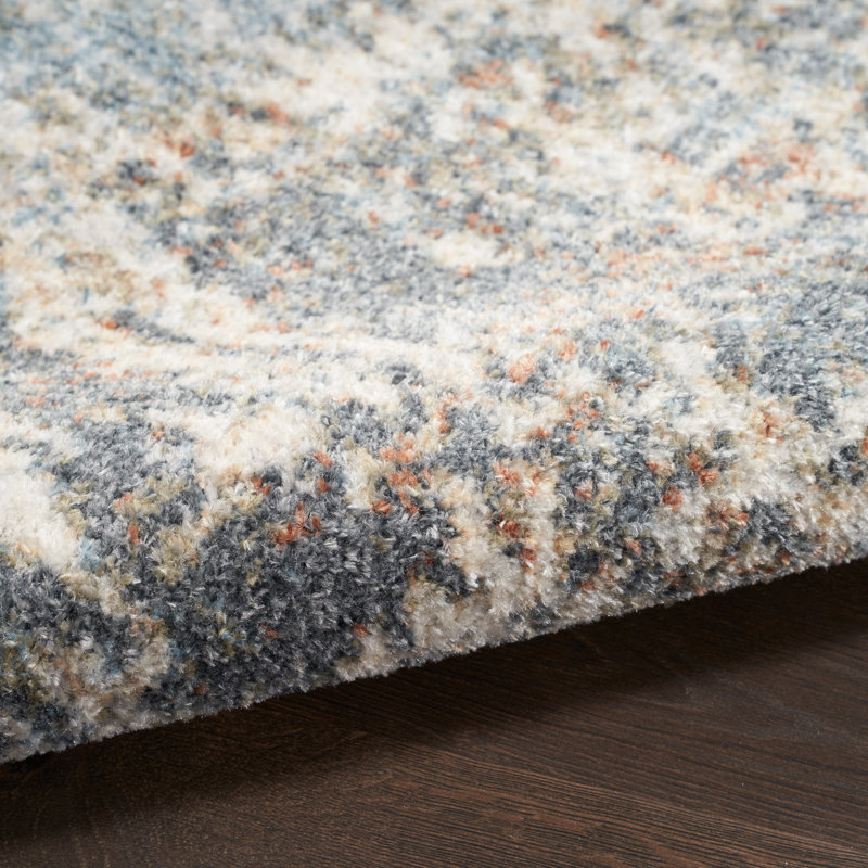 Trent Austin Design® Pritt Performance Ivory/Blue/Rust Rug & Reviews ...