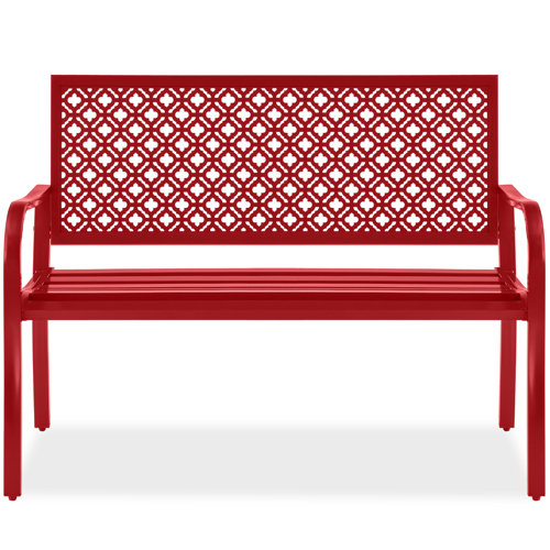 Wayfair | Red Outdoor Benches You'll Love in 2024