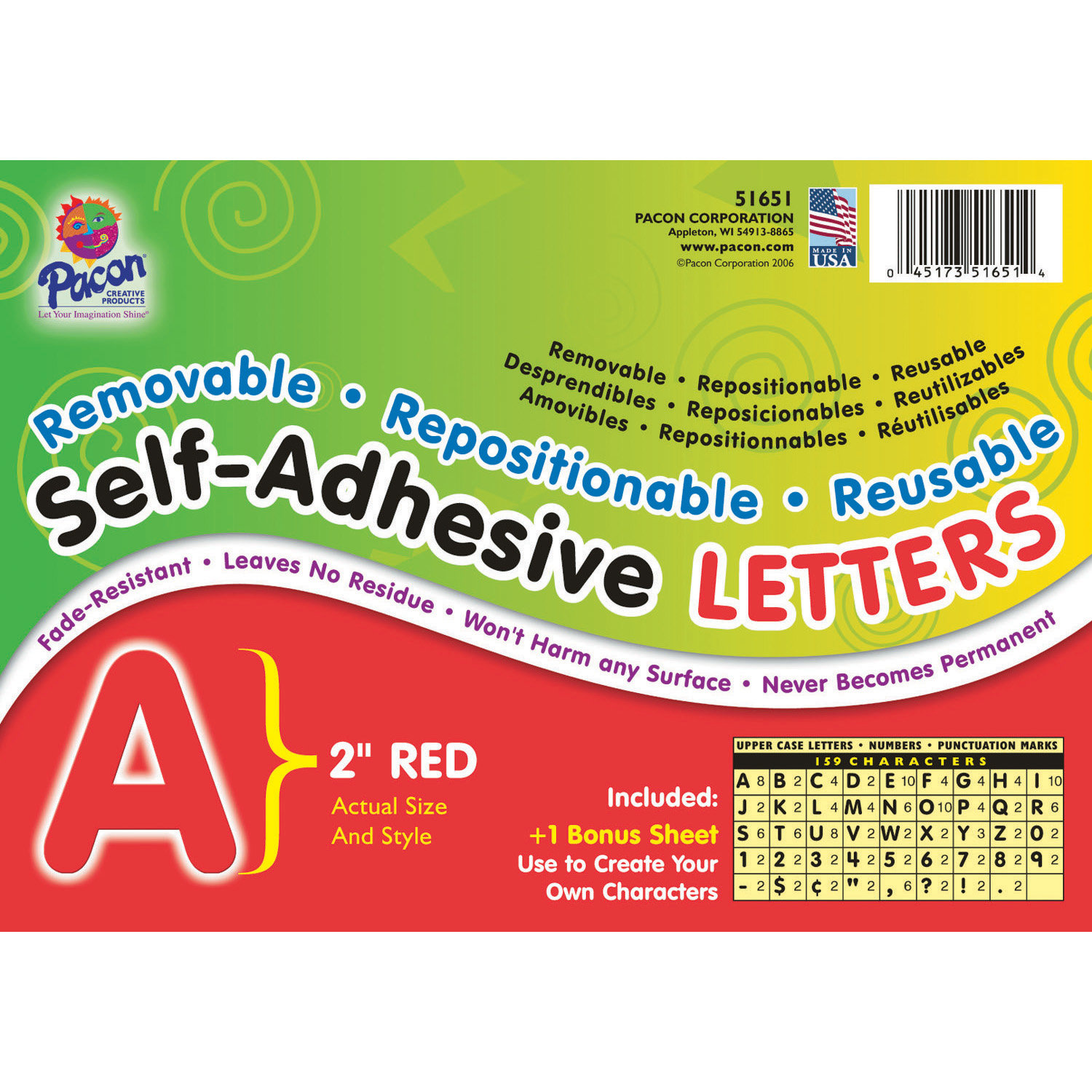 Pacon Corporation Self-Adhesive Letters & Numbers | Wayfair