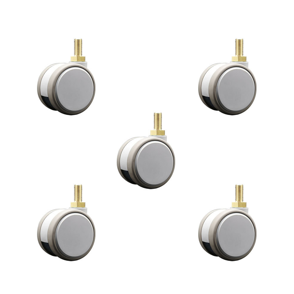 Service Caster 2.375 Inch MRI Safe Casters – 10mm Threaded Stem – Set ...