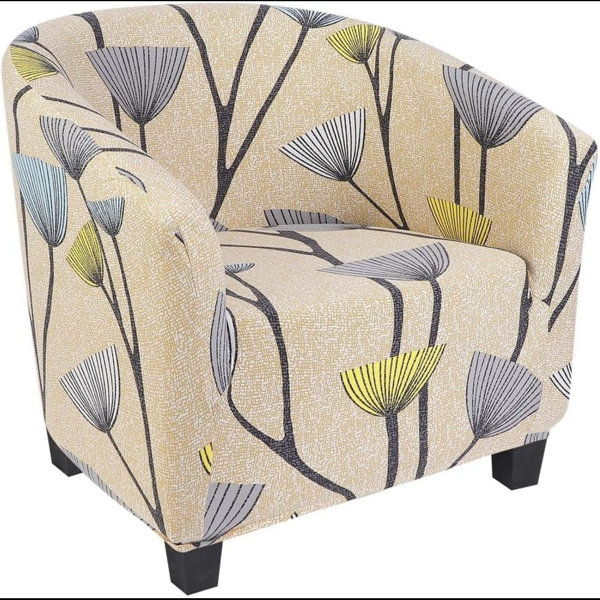 Red Barrel Studio® Club Chair Slipcover Stretch Barrel Chair Covers ...