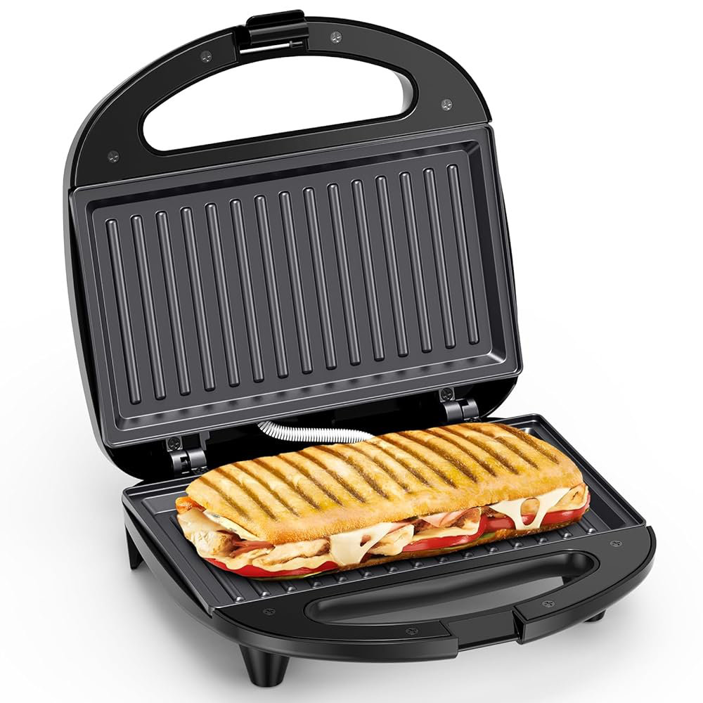 OSTBA Sandwich Maker, 2 Slice Grilled Cheese Maker with Non-stick Grill ...
