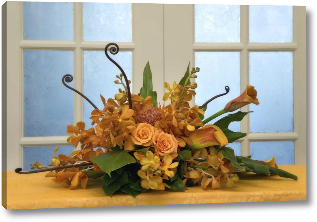 Astoria Grand 'Flower Arrangement on Table' Photographic Print on ...