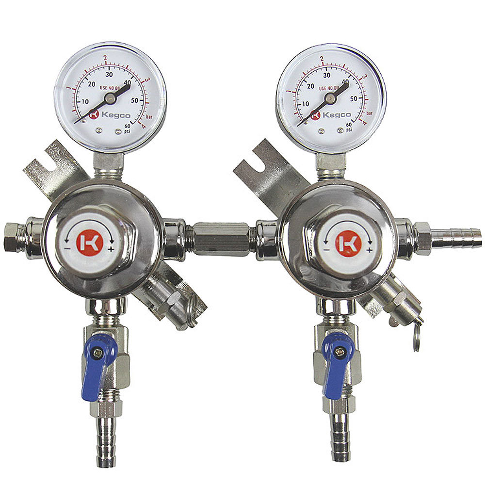 Kegco Dual Tap Regulator | Wayfair