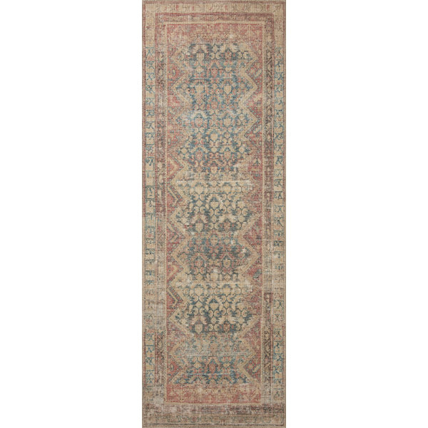 Angela Rose x Loloi Aubrey Ocean / Spice Area Rug & Reviews | Wayfair