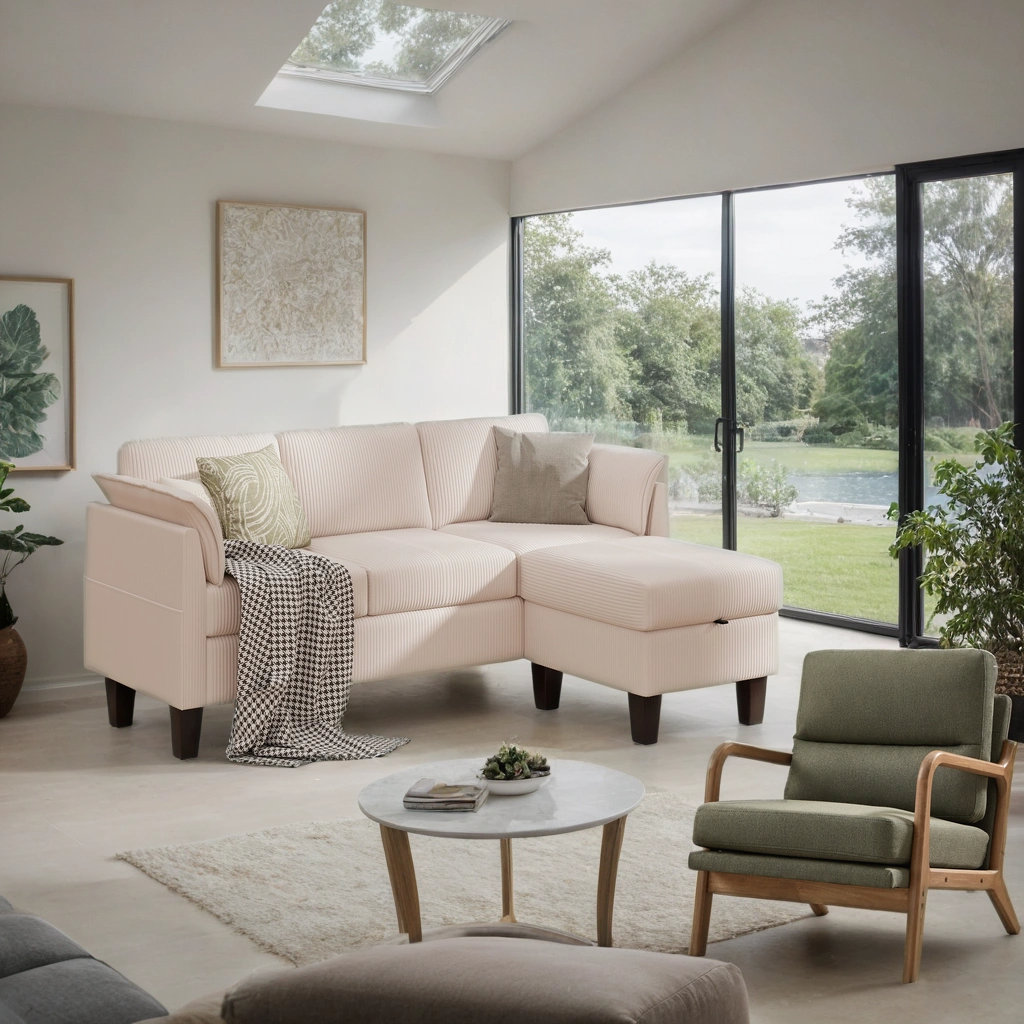 George Oliver Aderyn 2 - Piece Elegant Modern Storage Modular Living ...