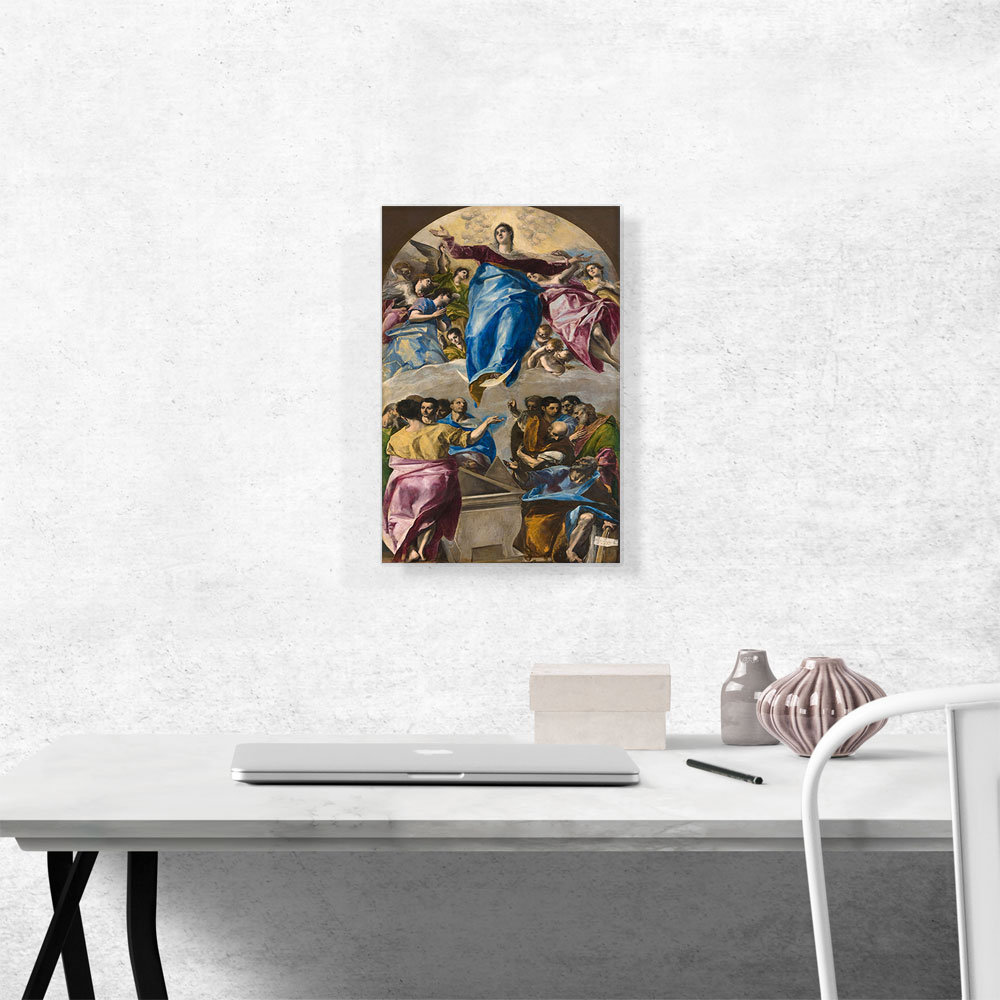 ARTCANVAS The Assumption of the Virgin 1577 by El Greco - Wrapped ...
