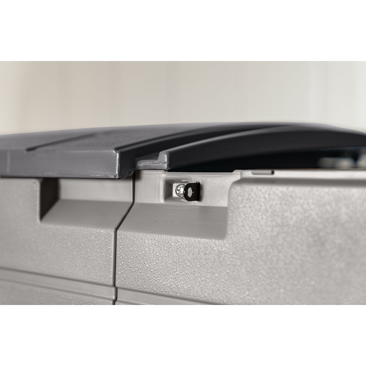 Suncast 120 Gallon Split Lid Lockable Deck Box | Wayfair