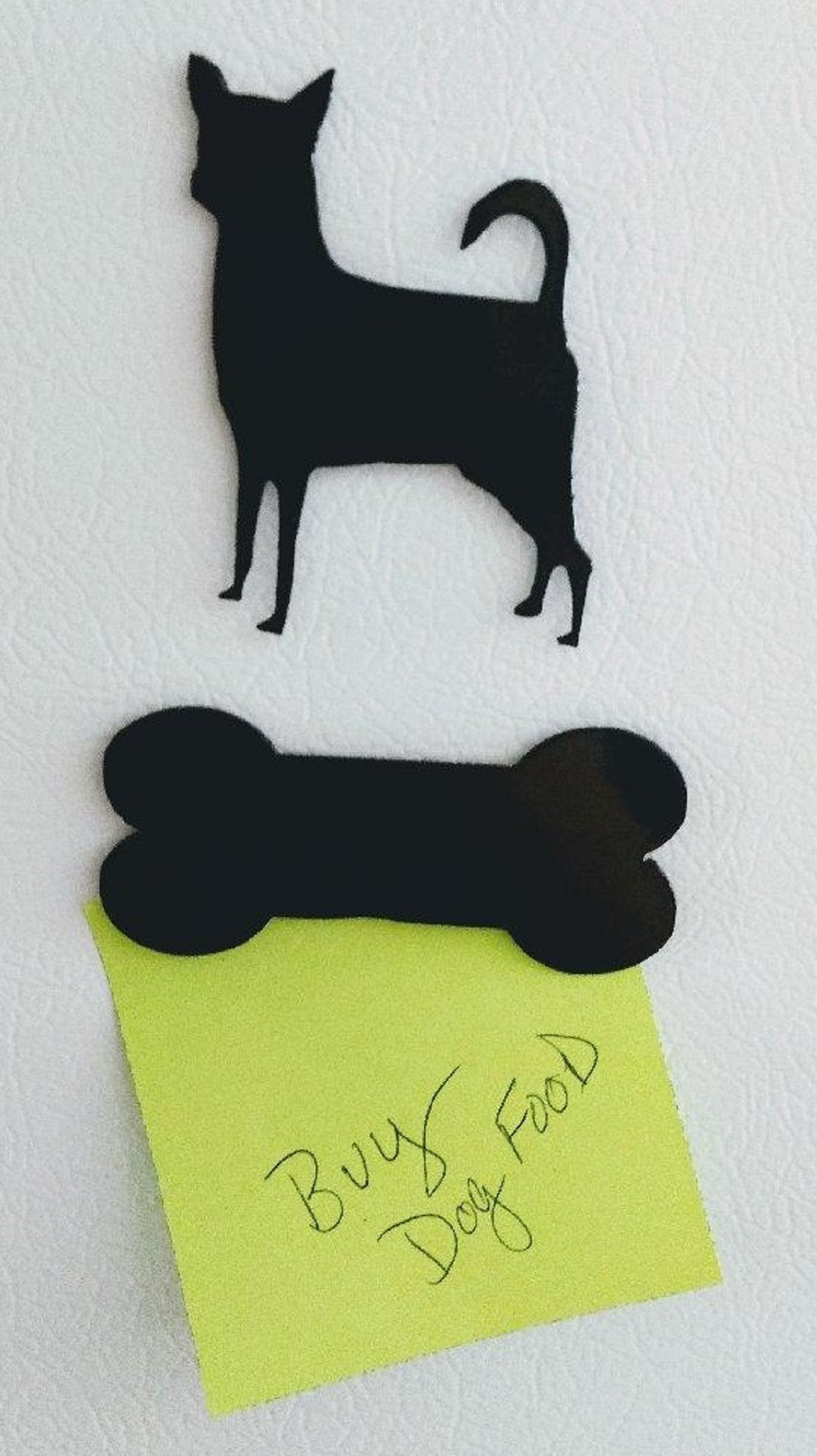 The Lazy Scroll Chihuahua Refrigerator and Dog Bone Magnet - Wayfair Canada