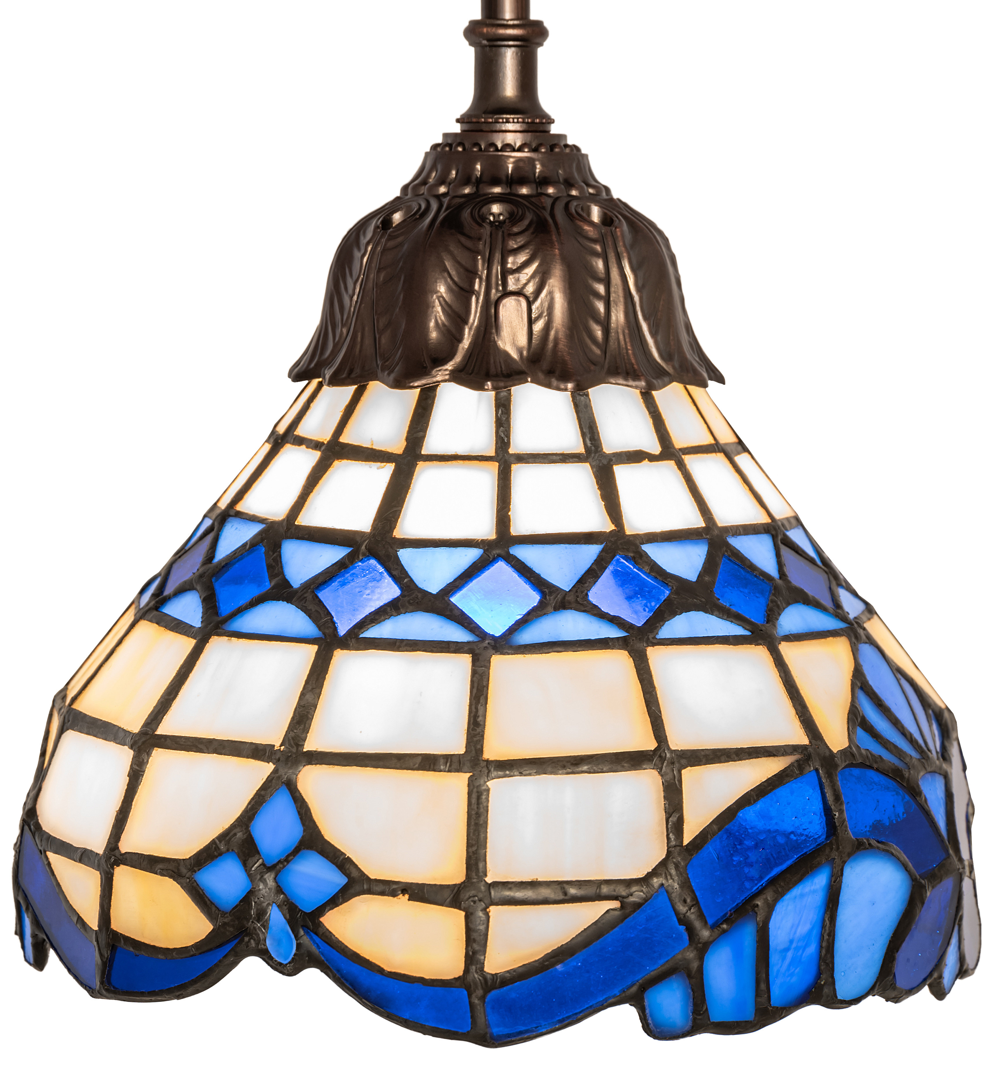 Canora Grey Amyrical 8" Wide Tiffany Candice Mini Pendant | Wayfair