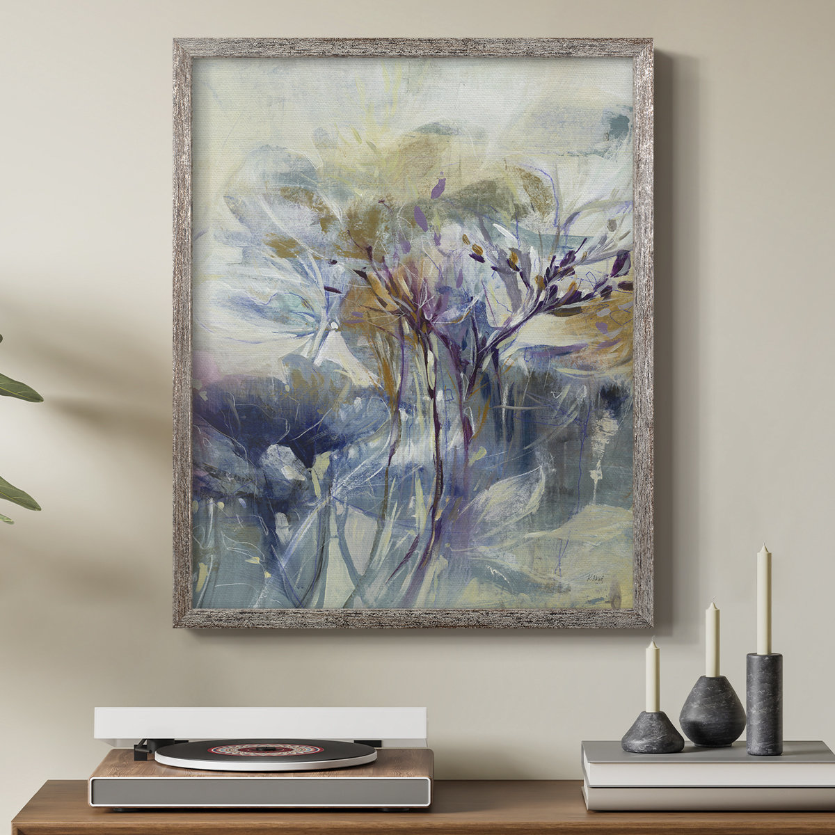 Winston Porter Meadow Saffron II Framed Print - Solid Wood | Wayfair