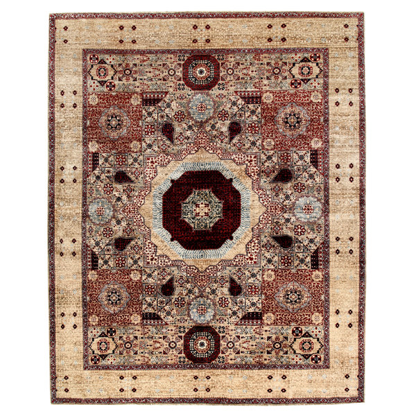 Bokara Rug Co., Inc. Aryana Hand-Knotted High-Quality Brown/Red/Ivory ...