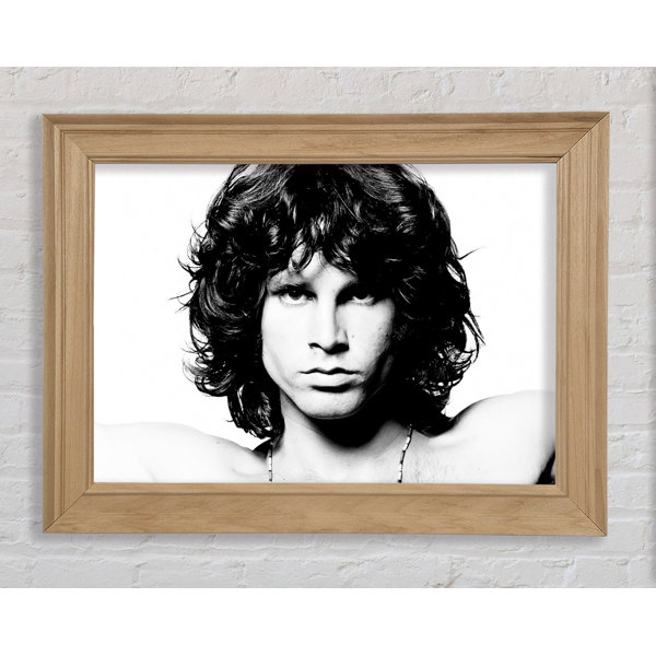 Bright Star Jim Morrison Face - Single Picture Frame Print | Wayfair.co.uk