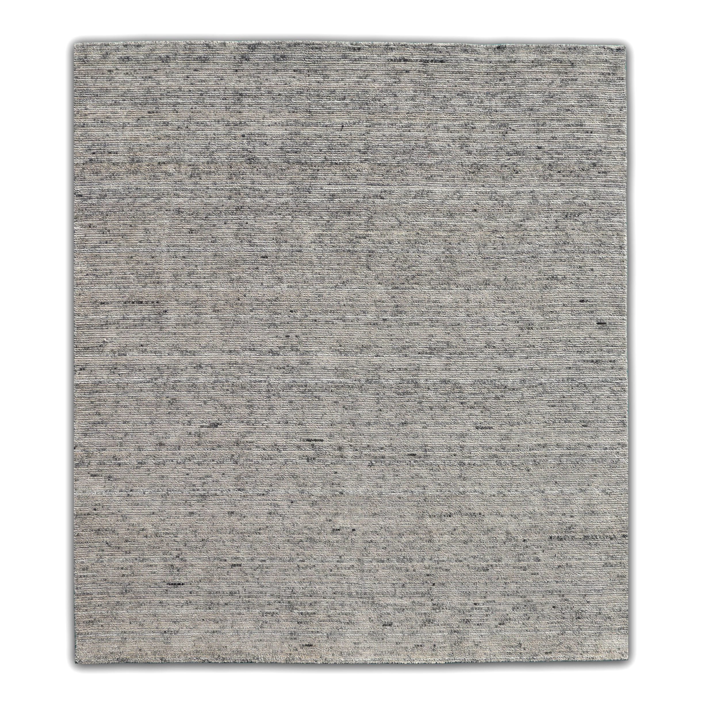 Tufty Home Linea Handmade Silver Grey Rib Cut Wool Area Rug By Tufty ...