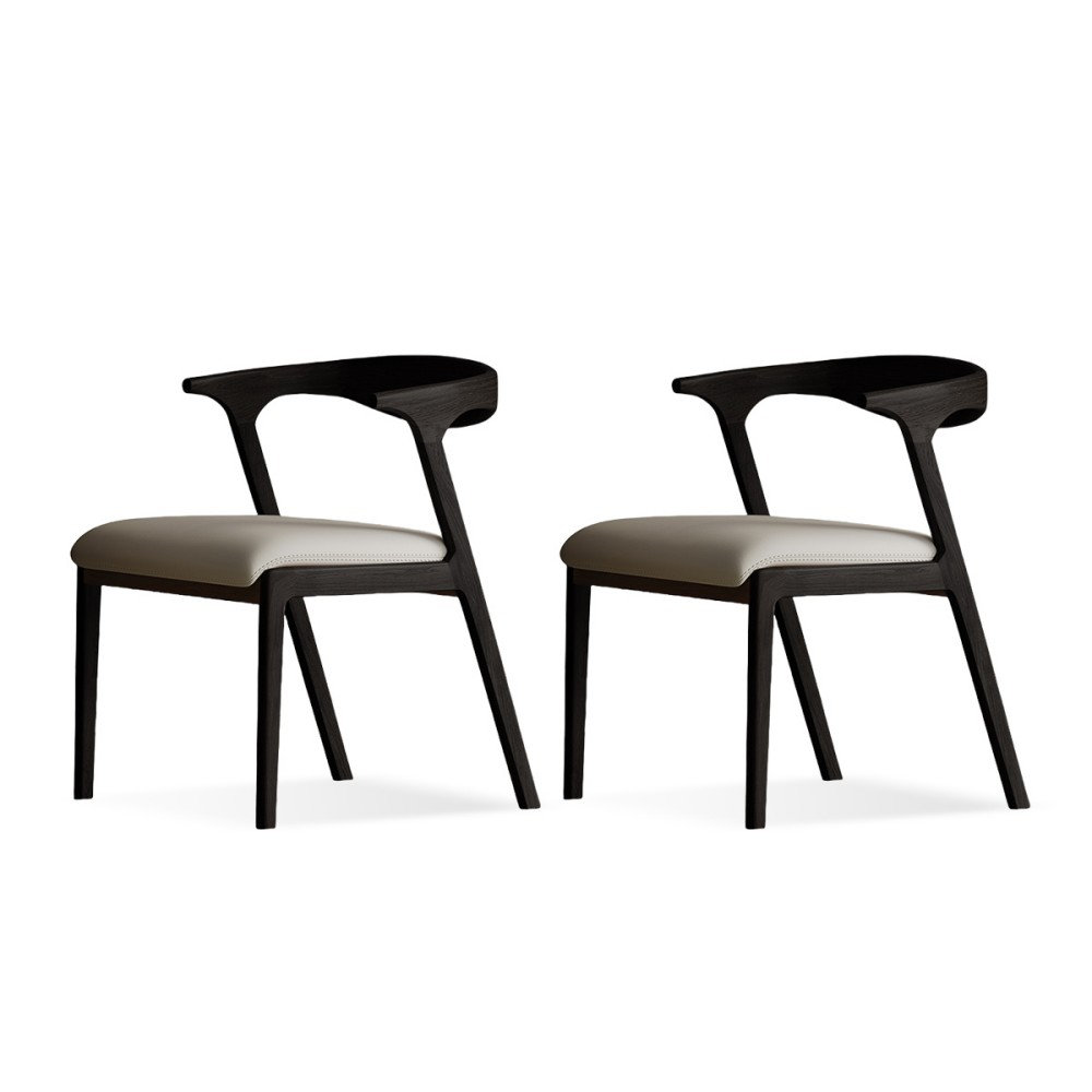 Corrigan Studio® 27.17" Solid back side Chair(Set of 2) | Wayfair