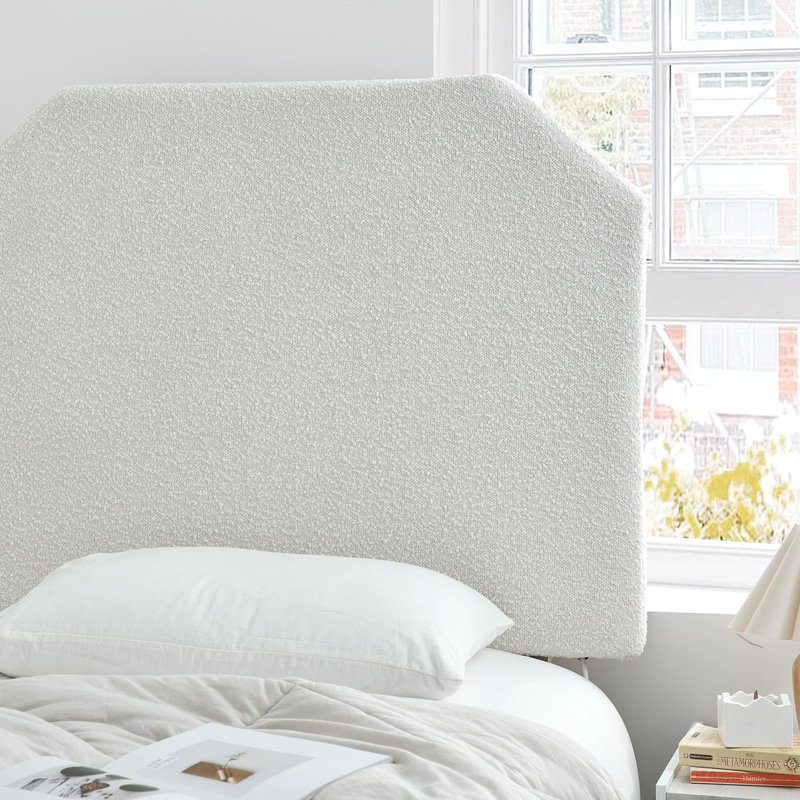 DormCo Tavira Allure - Boucle Twin/Twin XL Outlet Headboard with Legs ...