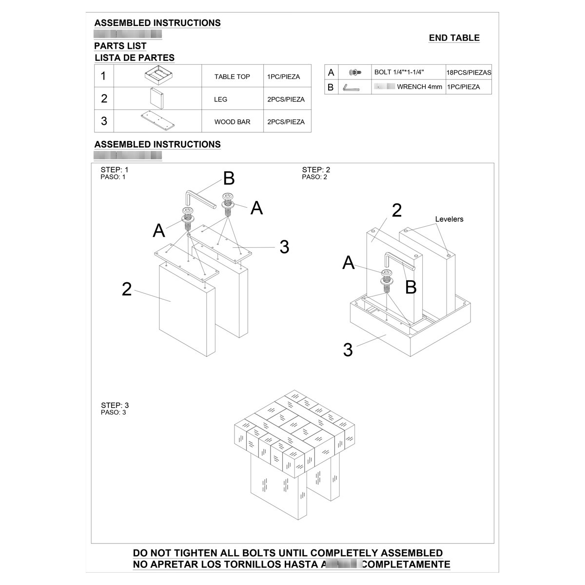 Latitude Run® Ultra-modern Rectangular End Table In Brown Gray - Wood ...