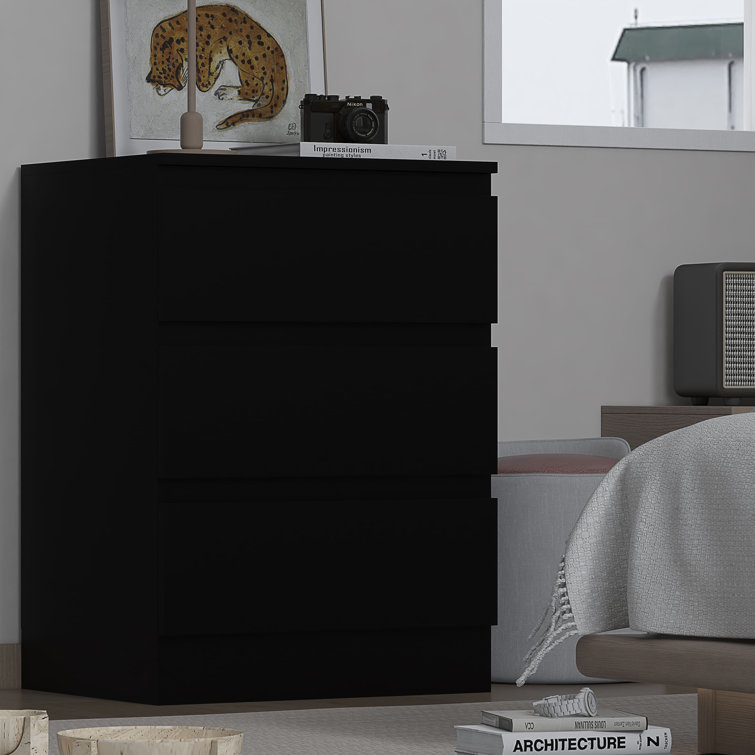 17 Stories Marlese 3 - Drawer Chest of Drawers | Wayfair.co.uk