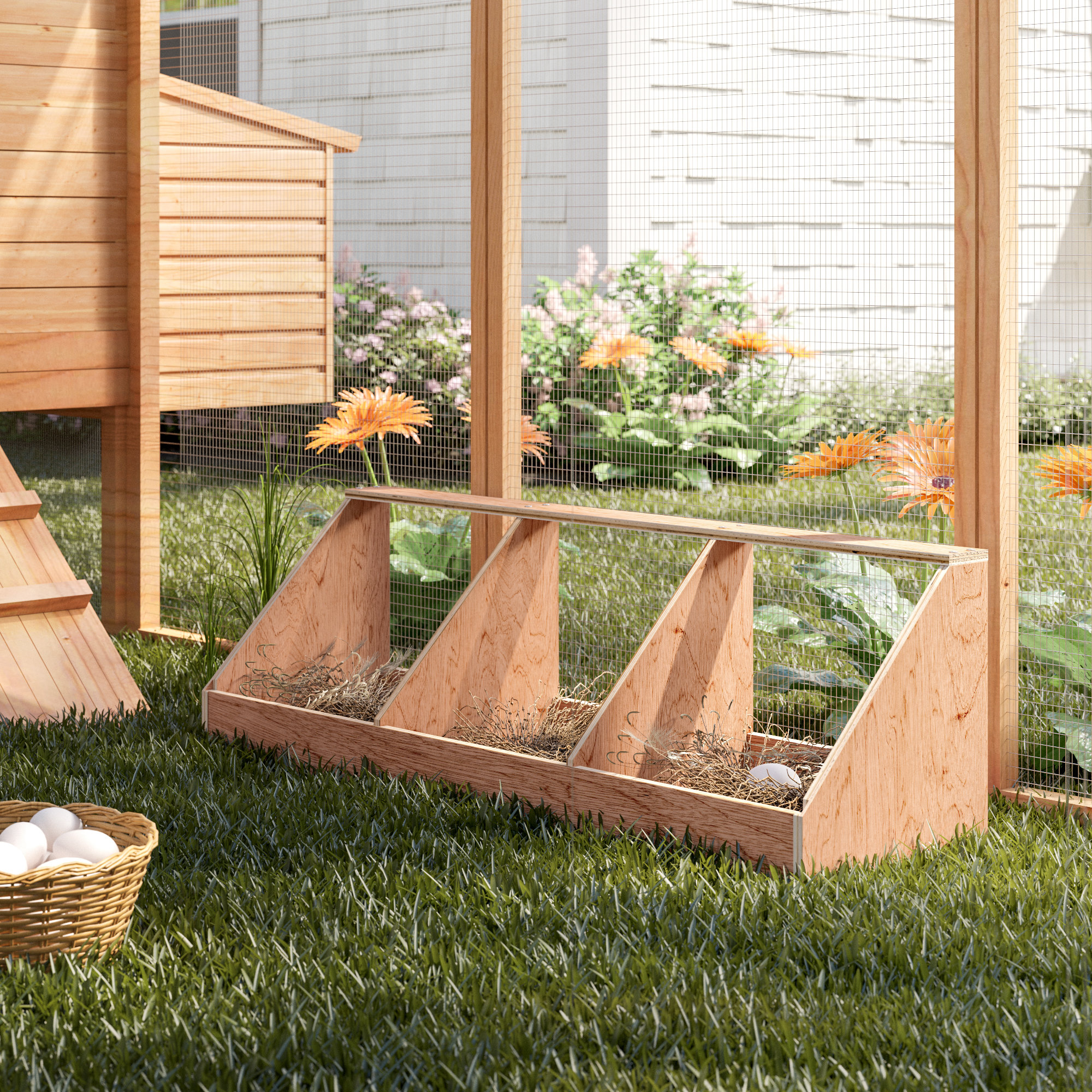 Tucker Murphy Pet™ Coburn Wood Nesting Boxes & Reviews | Wayfair