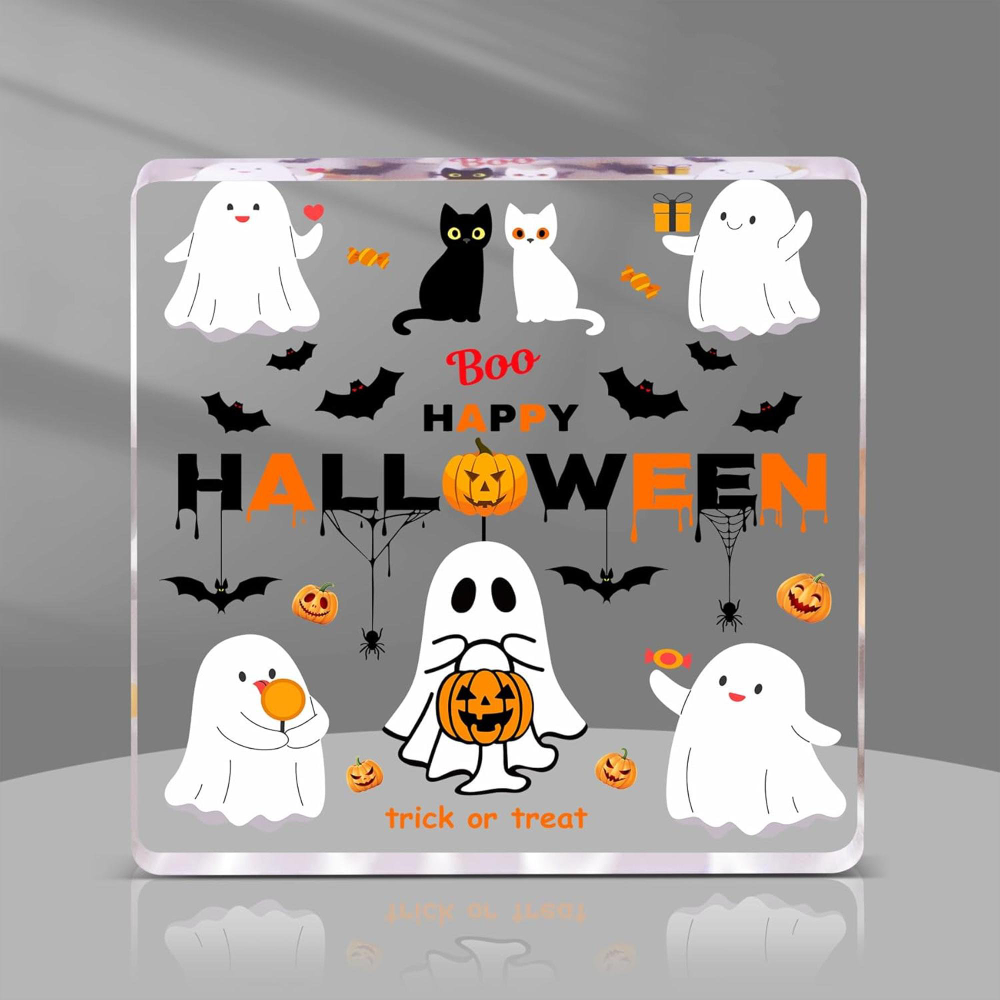 The Holiday Aisle® Cute Halloween Decorations Indoor, Ghosts Halloween ...