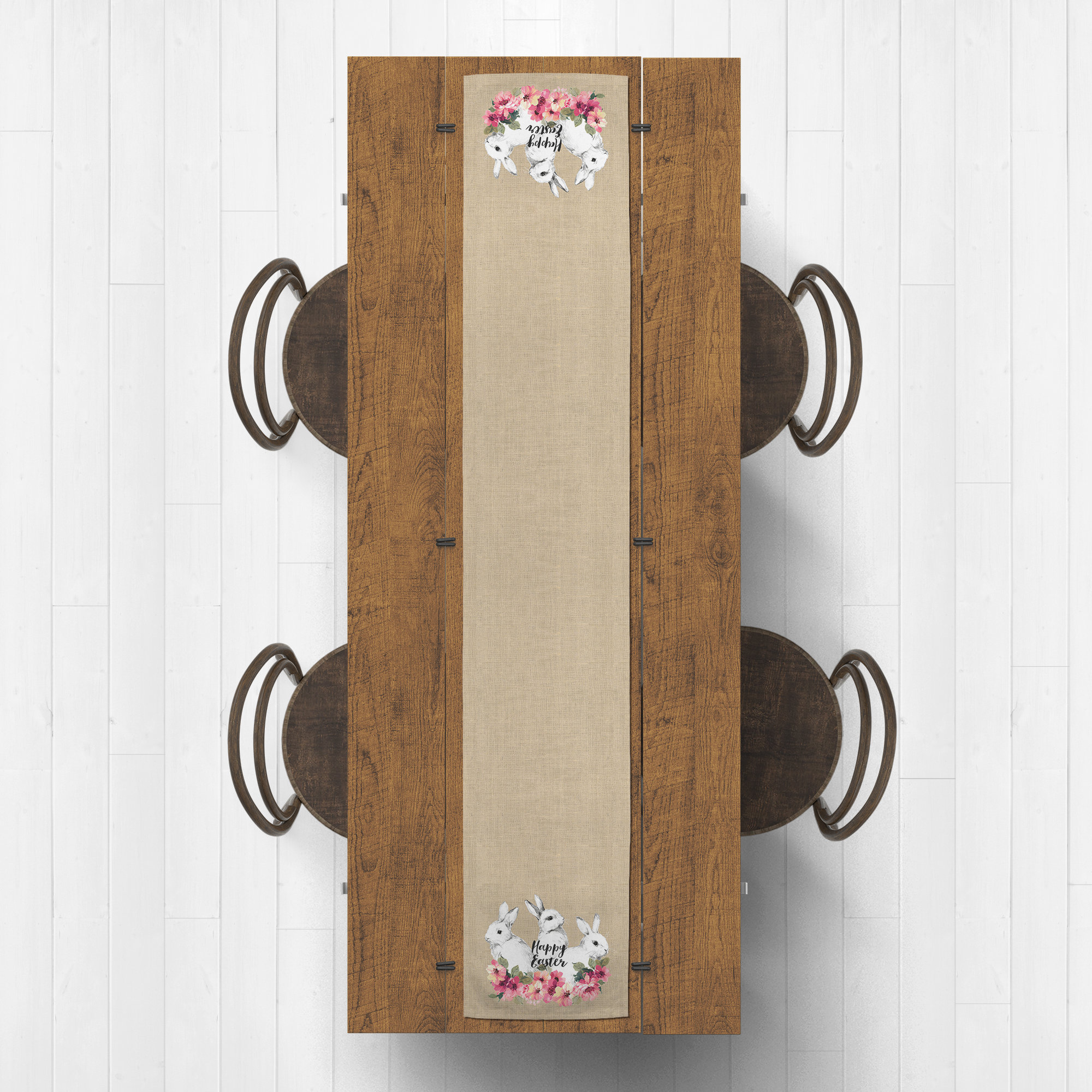 East Urban Home Rectangle Easter Polyester Table Runner | Wayfair