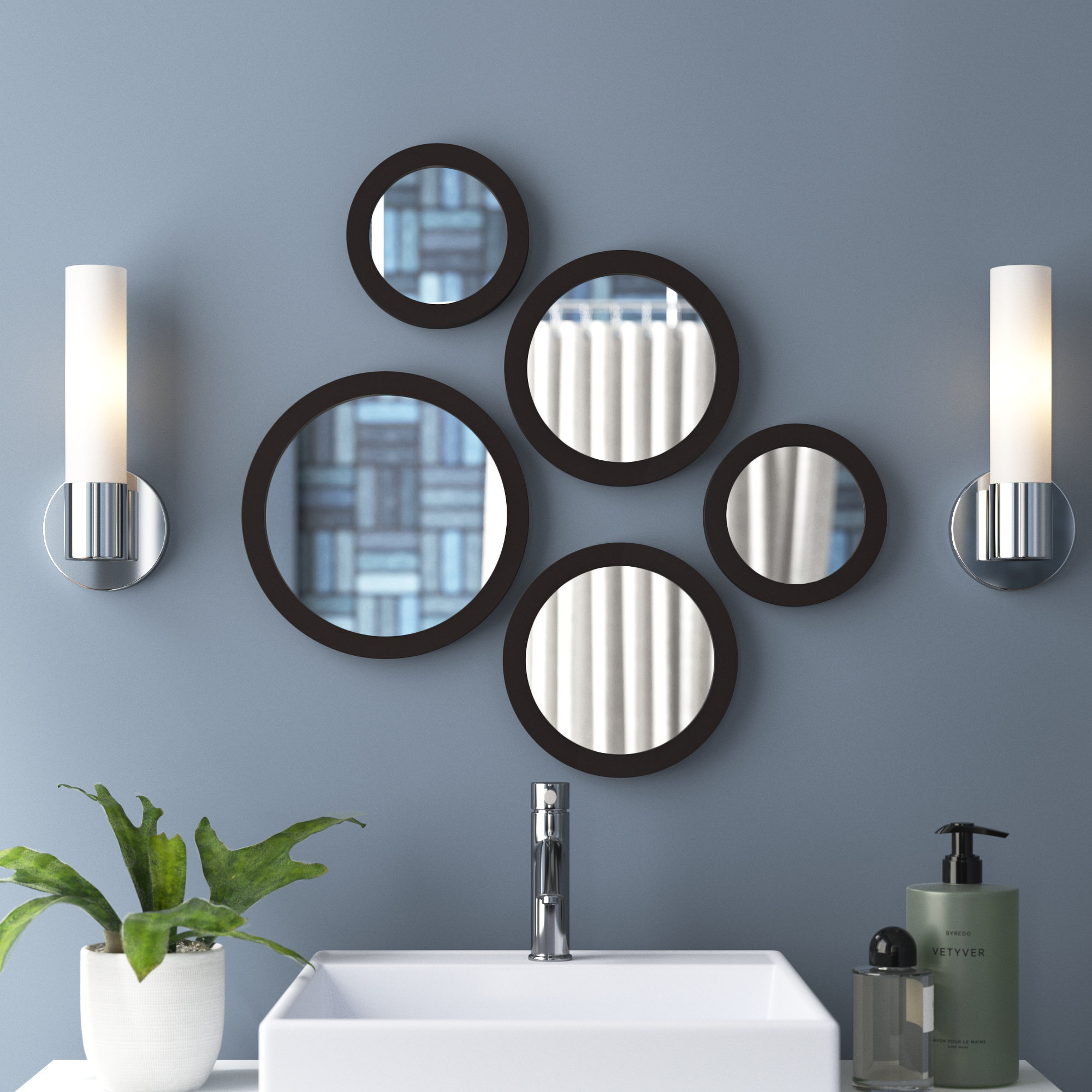 Wade Logan® Allysan Modern & Contemporary Mirror Set & Reviews | Wayfair