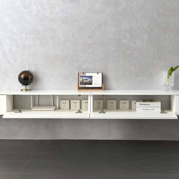 Latitude Run® Wall-mounted hanging TV cabinet | Wayfair