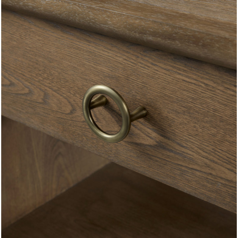 Red Barrel Studio® Waterfall End Table - Latte | Wayfair