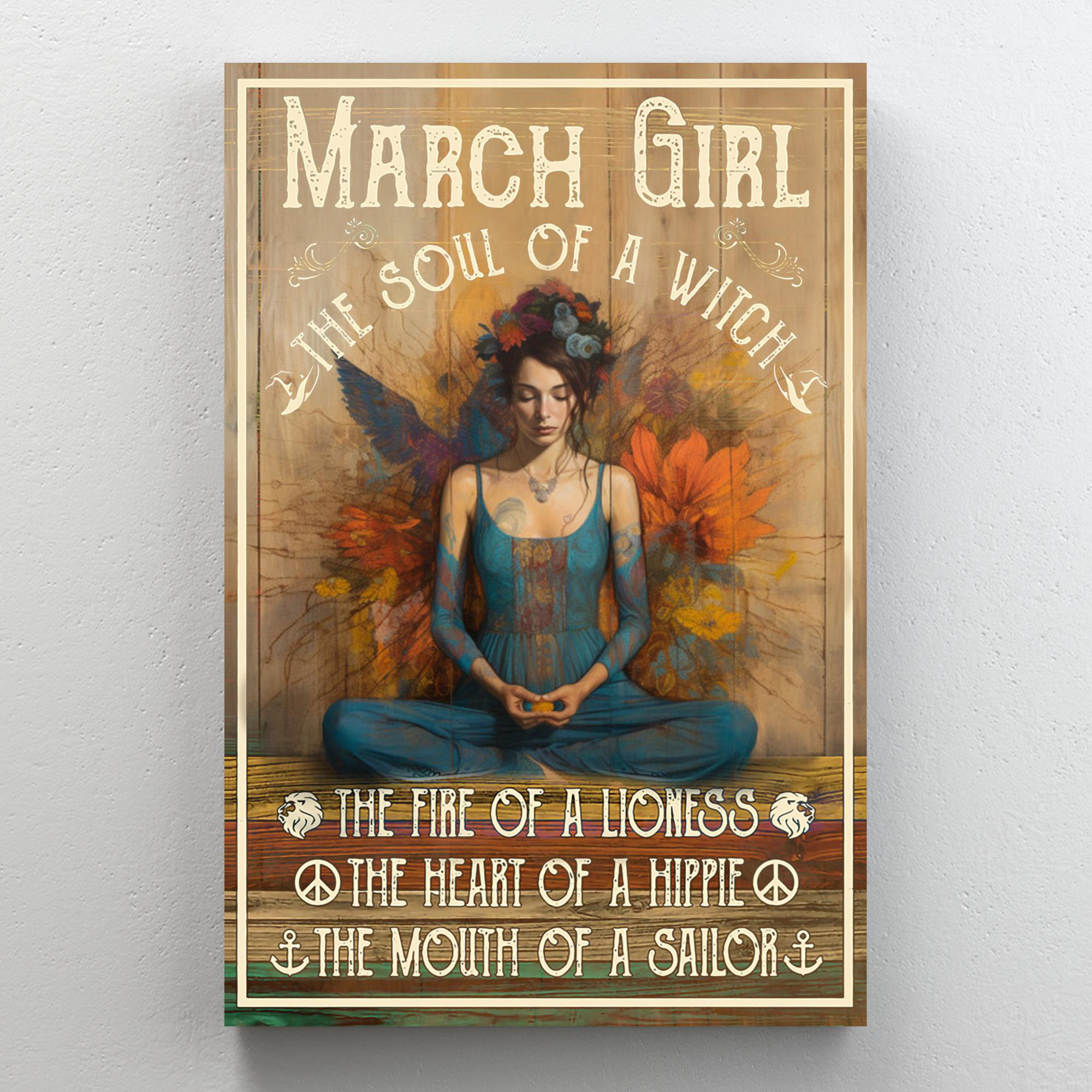 Trinx March Girl The Soul Of A Witch On Canvas Graphic Art | Wayfair