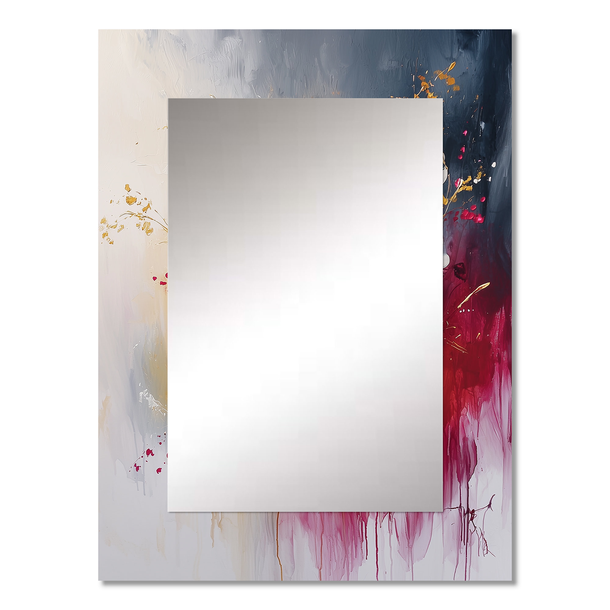 Dakota Fields Wildflower On Silent Burst Of Ink II - Floral Decorative ...