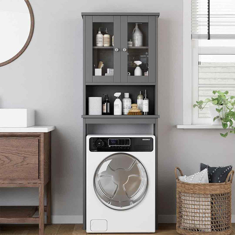 Red Barrel Studio® Talulla Engineered Wood Freestanding Over The Toilet ...