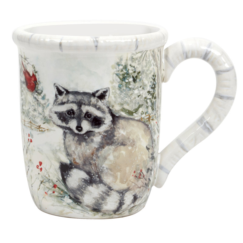 Certified International Winter''s Walk Set Of 4 Mugs & Reviews | Wayfair