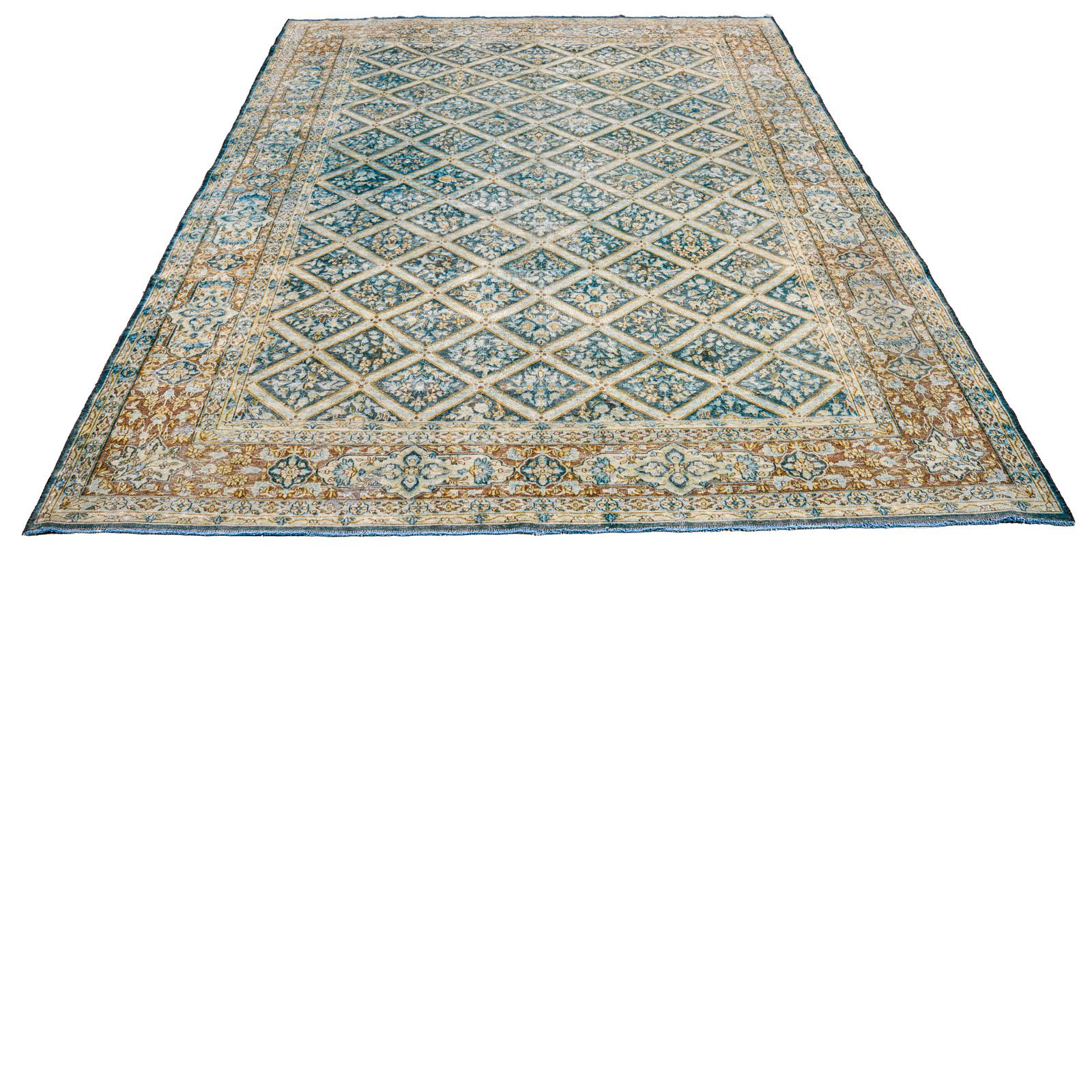 Home and Rugs One-of-a-Kind 6'7'' X 9'8'' 1990s Wool Area Rug in Blue ...