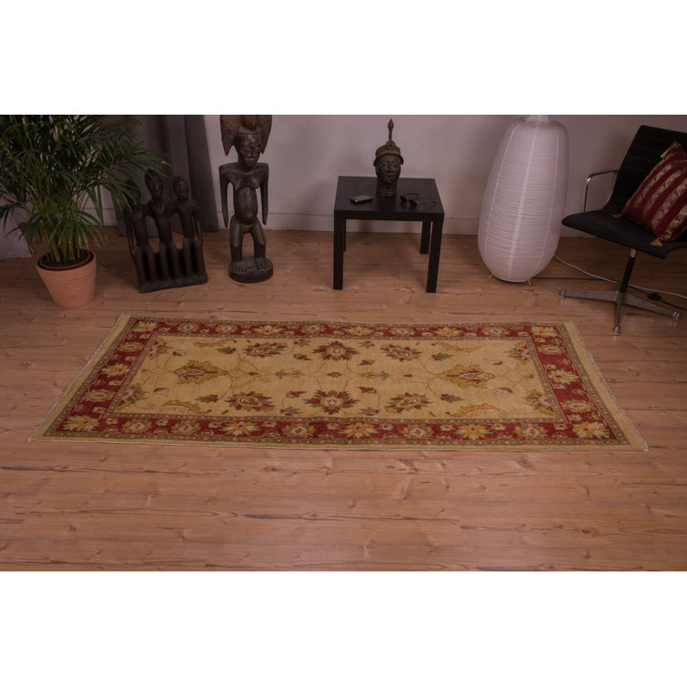 Rosalind Wheeler Runner Morty Floral Hand Woven 91cm W X 223cm D Area ...