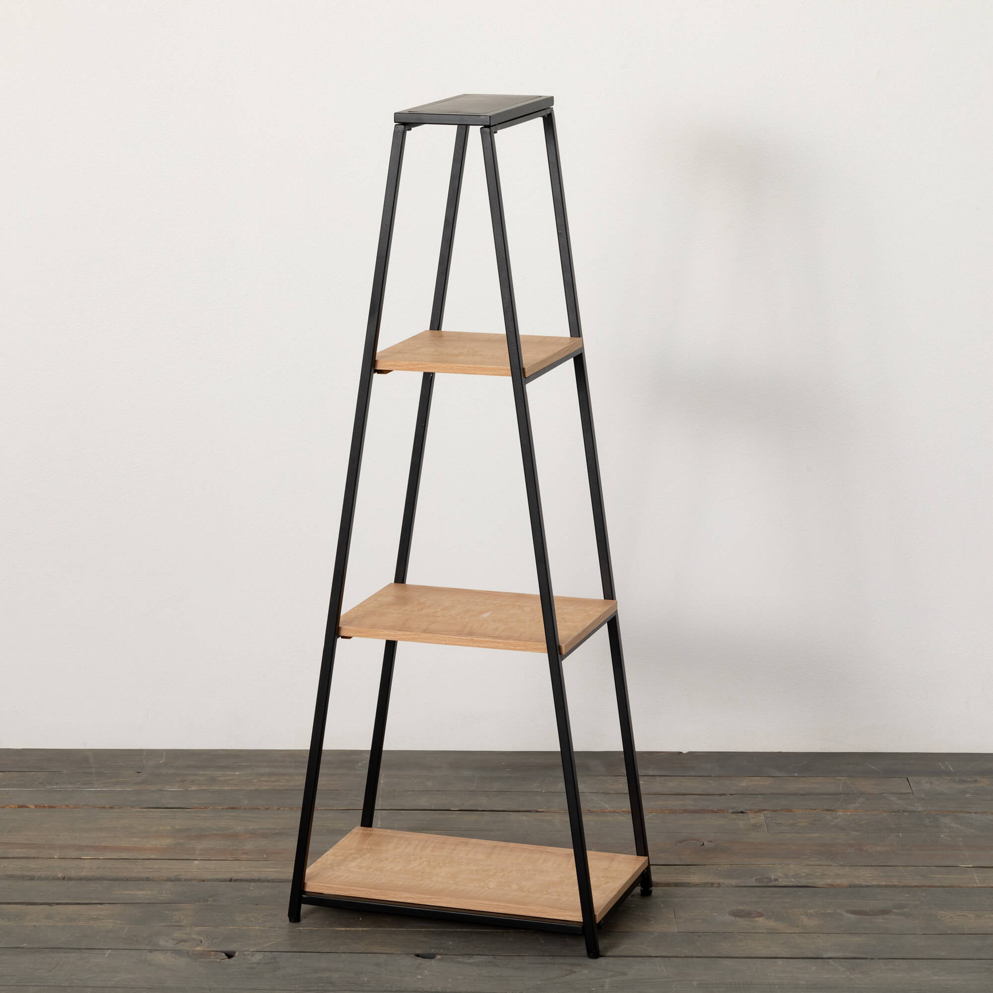 17 Stories Medium Pyramid Plant Stands 40.5"H; Black | Wayfair
