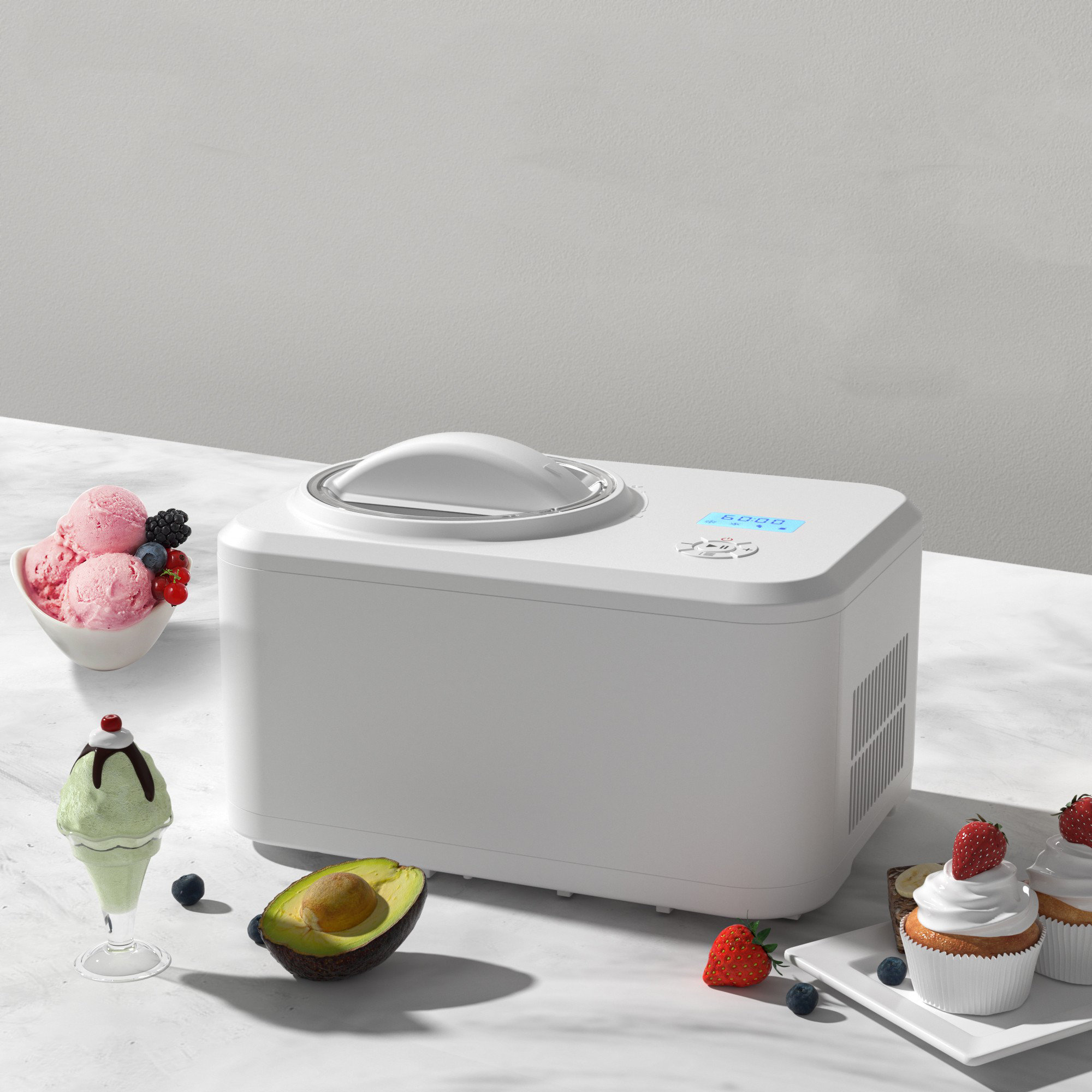 R.W.FLAME Ice Cream And Gelato Maker Machine & Reviews | Wayfair